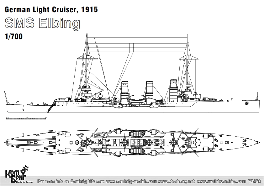 NNT Modell | SMS Elbing light cruiser, 1915 | purchase online