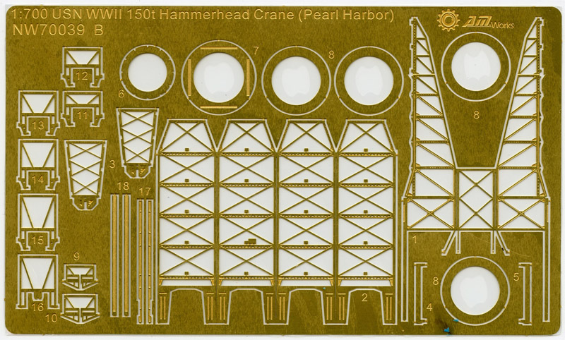 NNT Modell | WWII USN 150t Hammerhead Crane Pearl Harbor | online kaufen