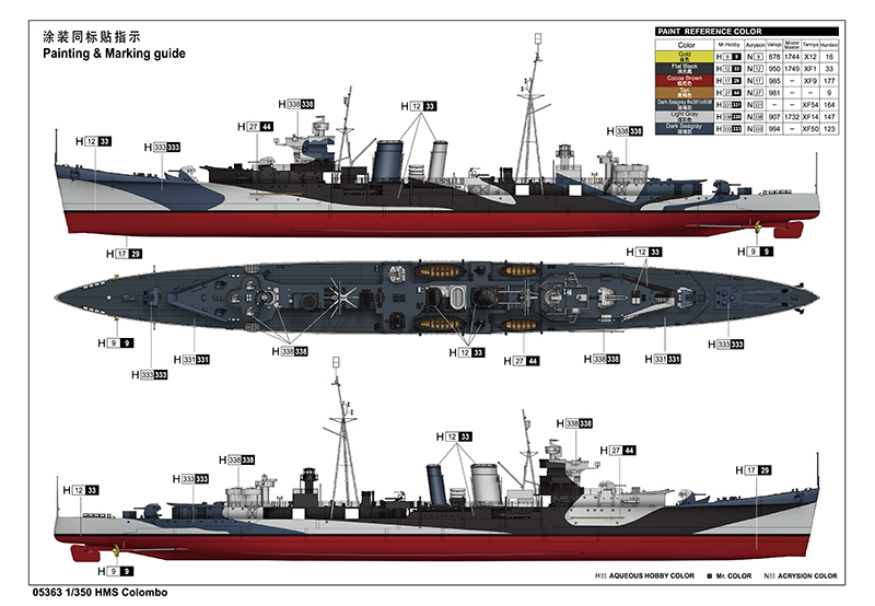NNT Modell | HMS Colombo British Light Cruiser | purchase online