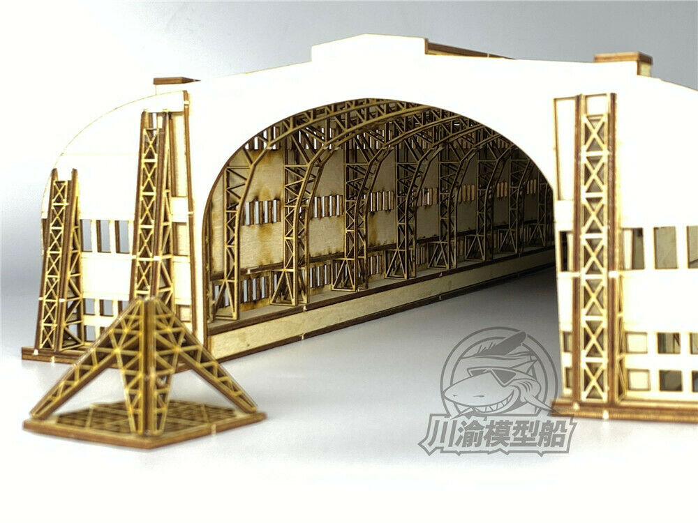 NNT Modell | 1/700 Zeppelin Hindenburg Airship Factory Hangar ...