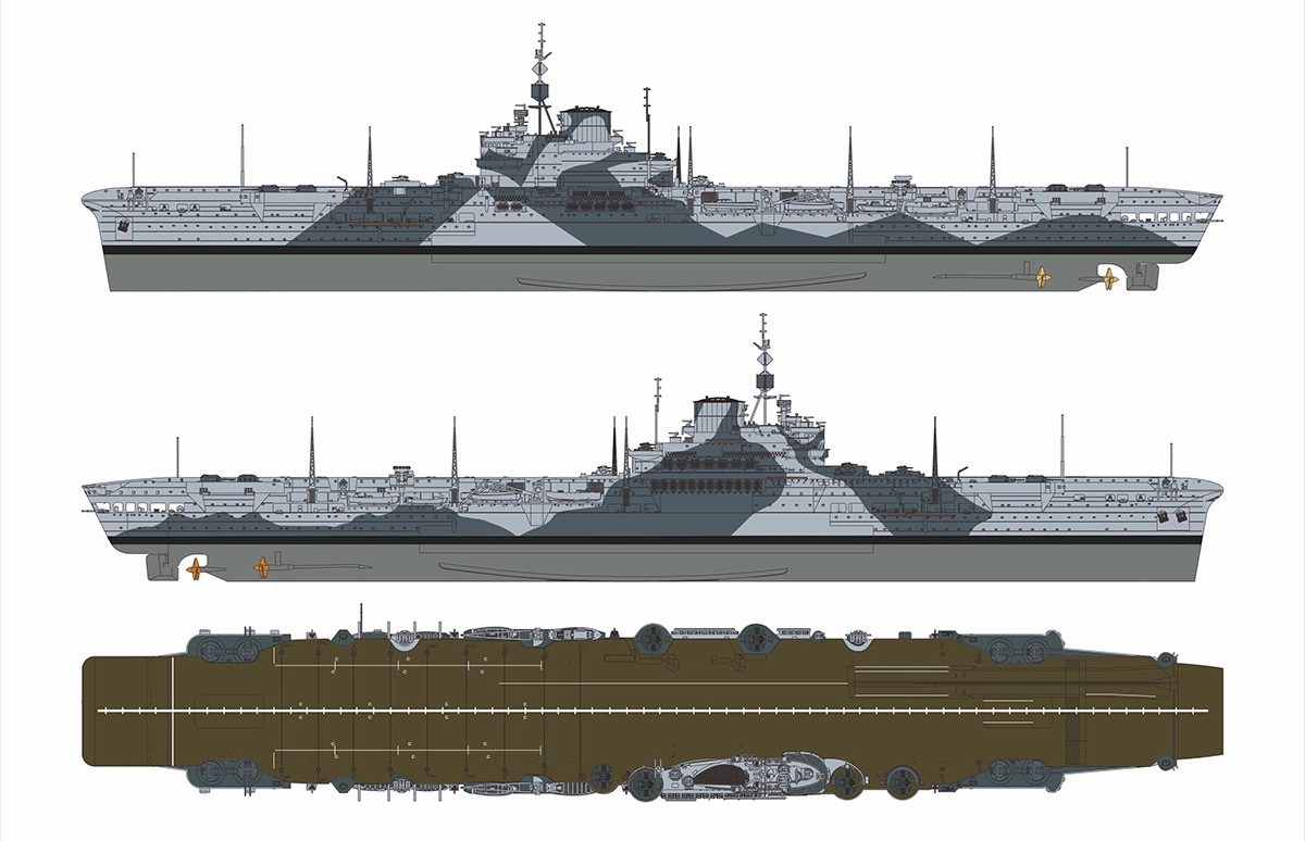 NNT Modell | HMS Formidable Aircraft Carrier 1941 DeLuxe Edition ...