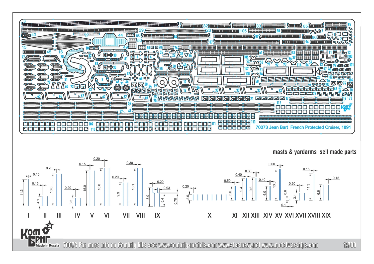 NNT Modell | Jean Bart, French Protected Cruiser, 1891 | online kaufen